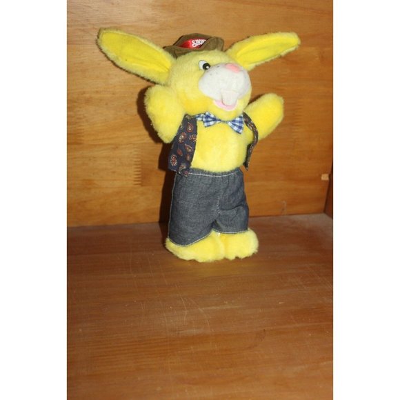 Toys | 1997 Shoneys Rabbit Plush Yellow Bunny Rabbit Stuffed Toy 12in ...